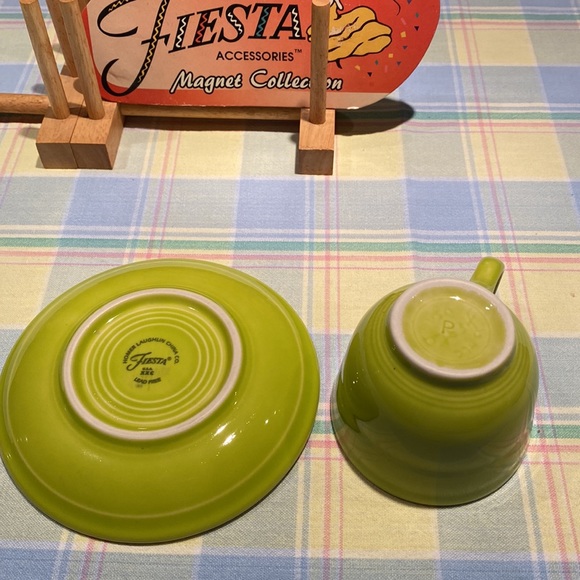 Fiestaware | Kitchen | Fiestaware Chartreuse Green Cup And Saucer ...